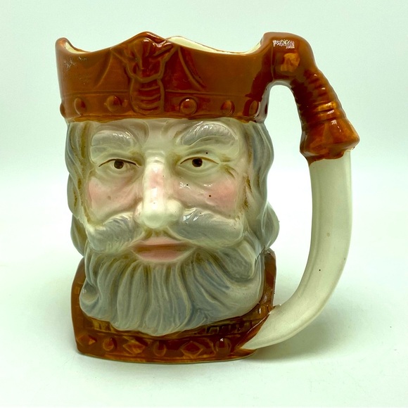 Dining | Vintage Japanese Mug Jug King Arthur Bee Crown Toby Mug Sword ...